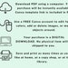 Bucket List Template editable Printable Canva Blank and Filled With ...