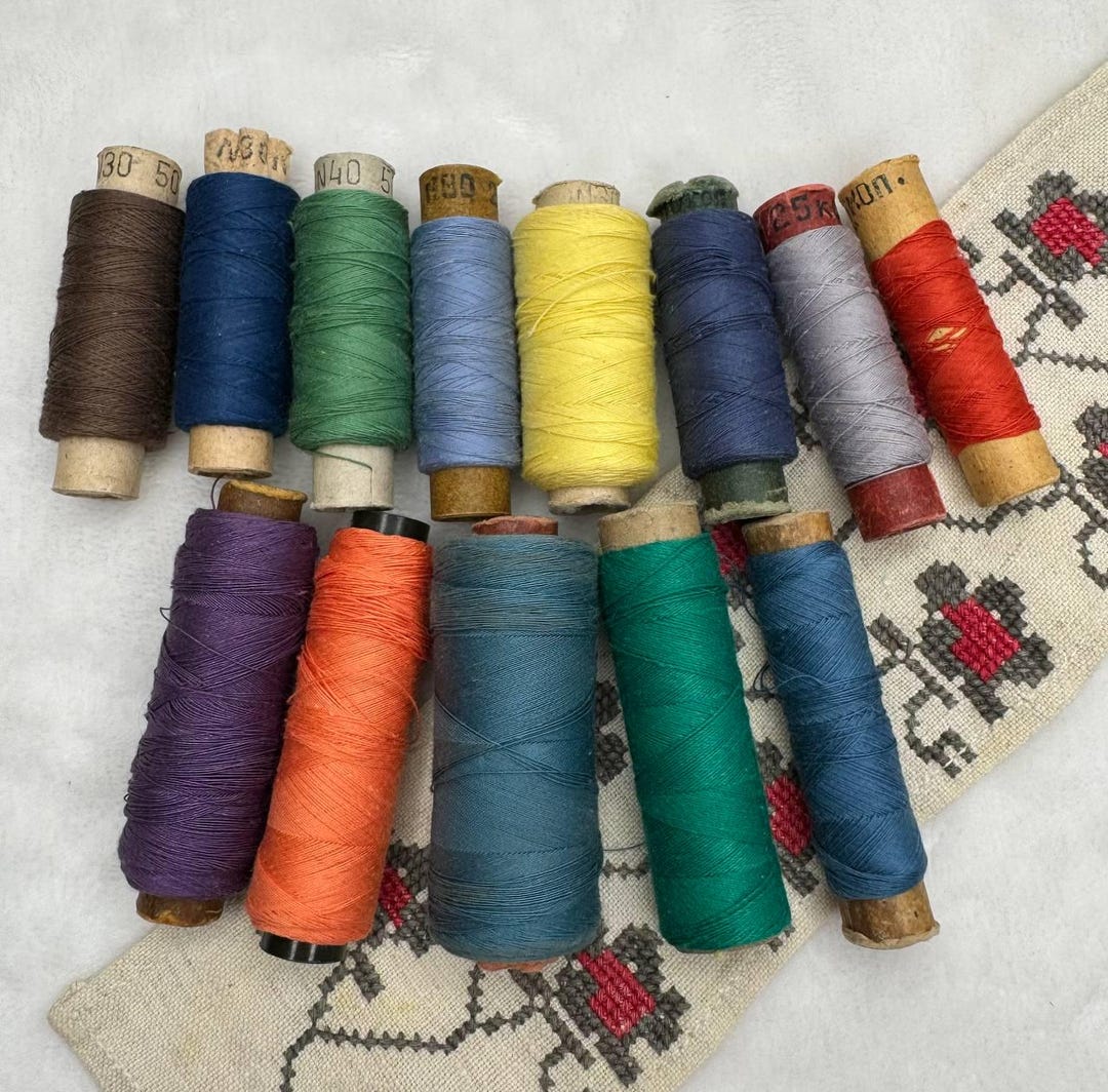 Vintage Threads of 1960-1970s, Soviet Union - Etsy