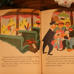 Gandy Goose 1957 Wonder Books- Vintage Used Childrens Hardback Book - Etsy
