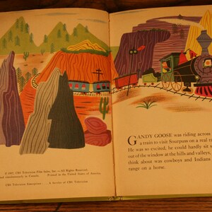 Gandy Goose 1957 Wonder Books- Vintage Used Childrens Hardback Book - Etsy