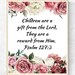 Psalm 127 Printable | Bible Verse Wall Art | Children Are a Gift From ...