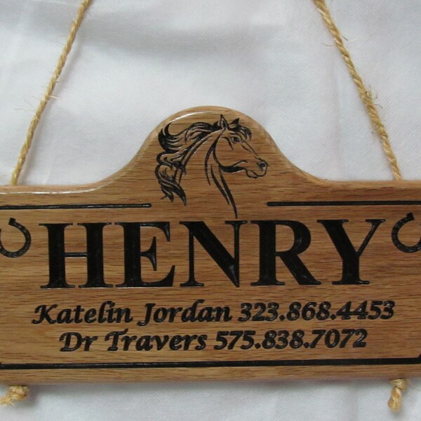 Horse Plaque - Etsy