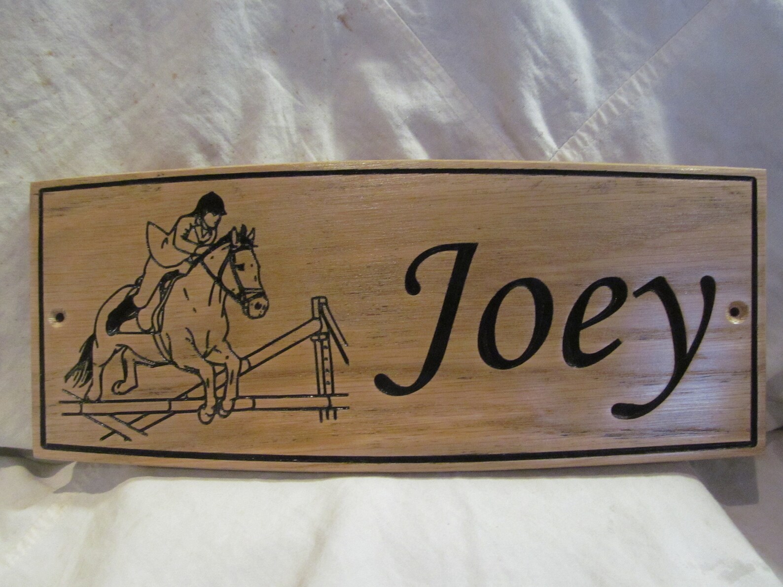 Horse Stable Sign Personalised With Image 130x300x12mm 5 - Etsy