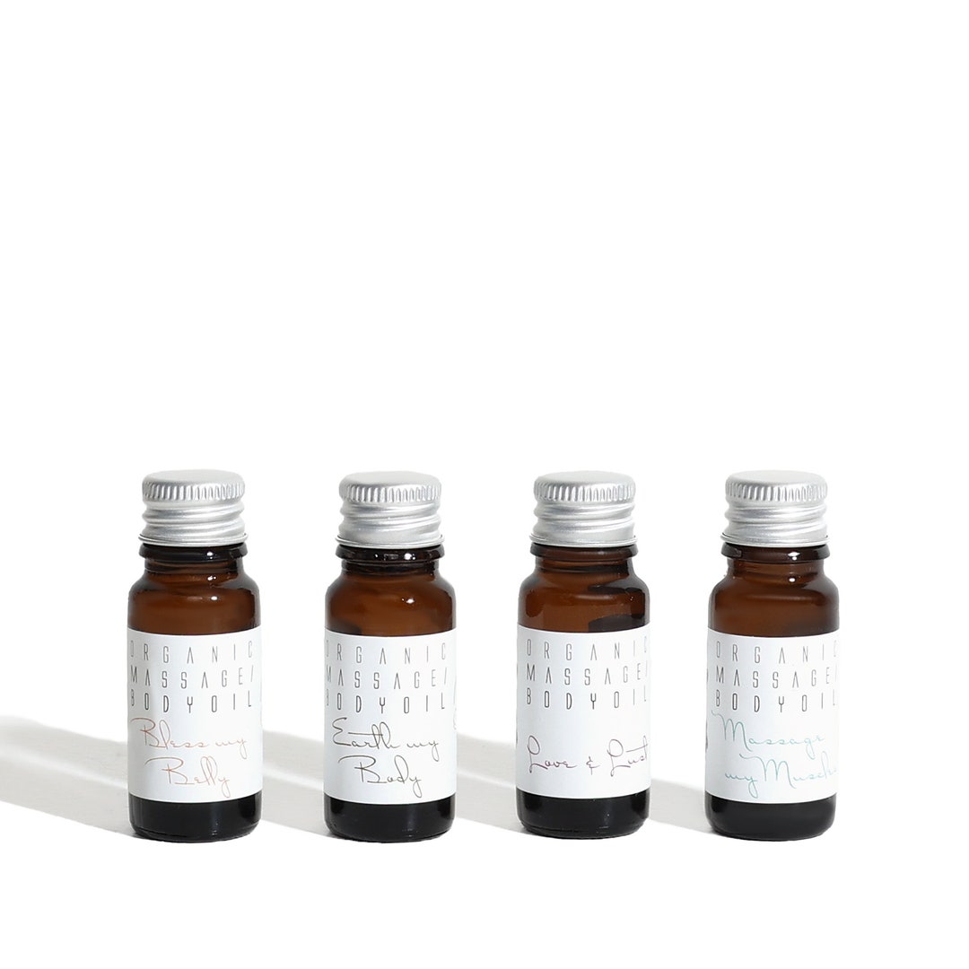 Massage Oil Set - Mini Body Oil Gift Box - Etsy