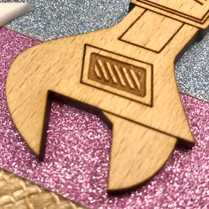 Personalised Spanner Keyring "nuts ABOUT You" Wrench Keychain, Laser ...