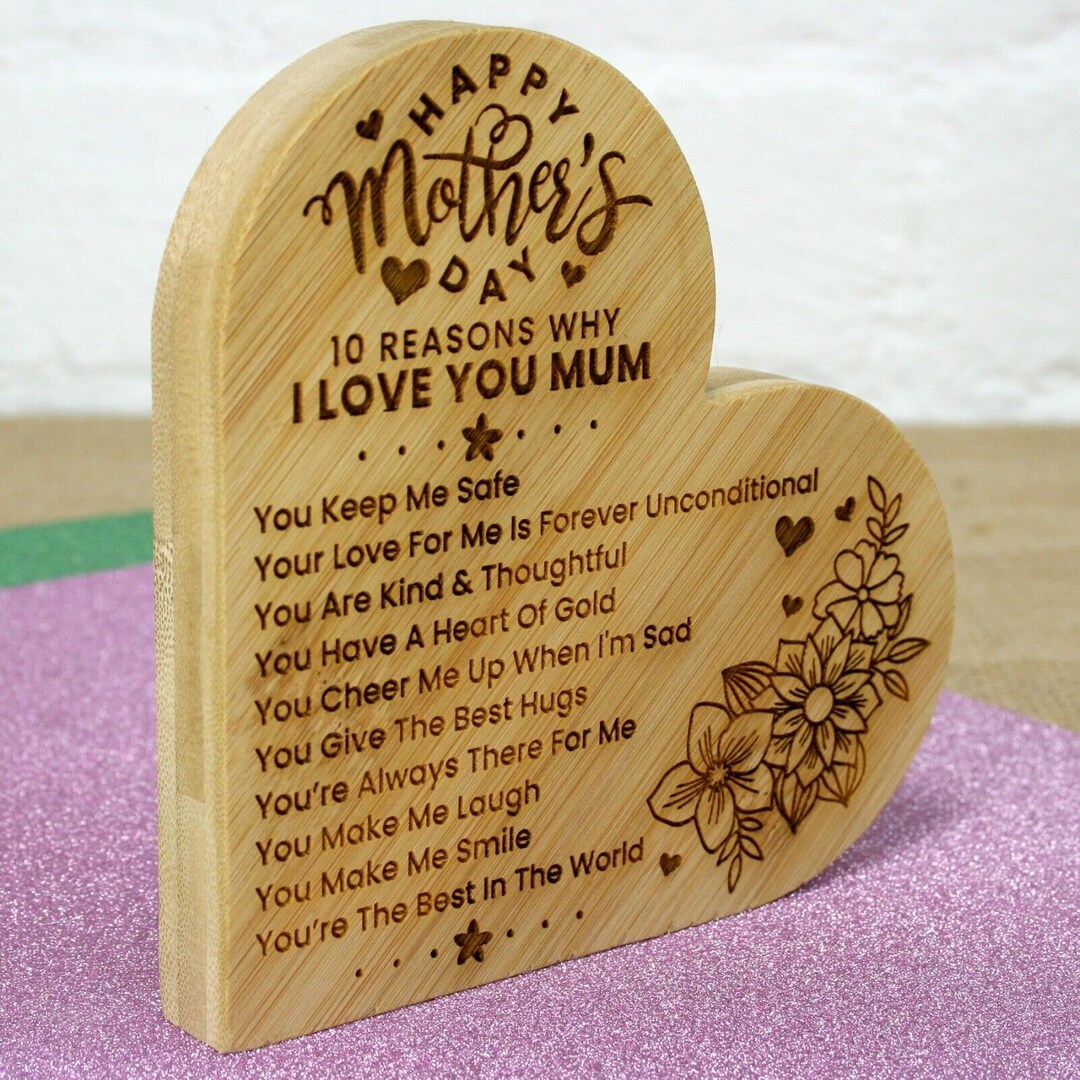 Gift for Mum Mummy Mom Ma Mommy Mam Mammy, 10 Reasons Why I or We Love ...