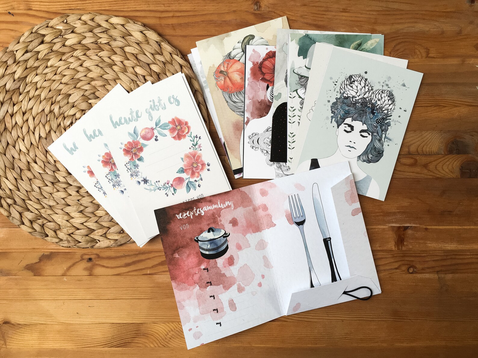 Kochbuch kitchenlove cooking folder DIN A5 - Etsy.de