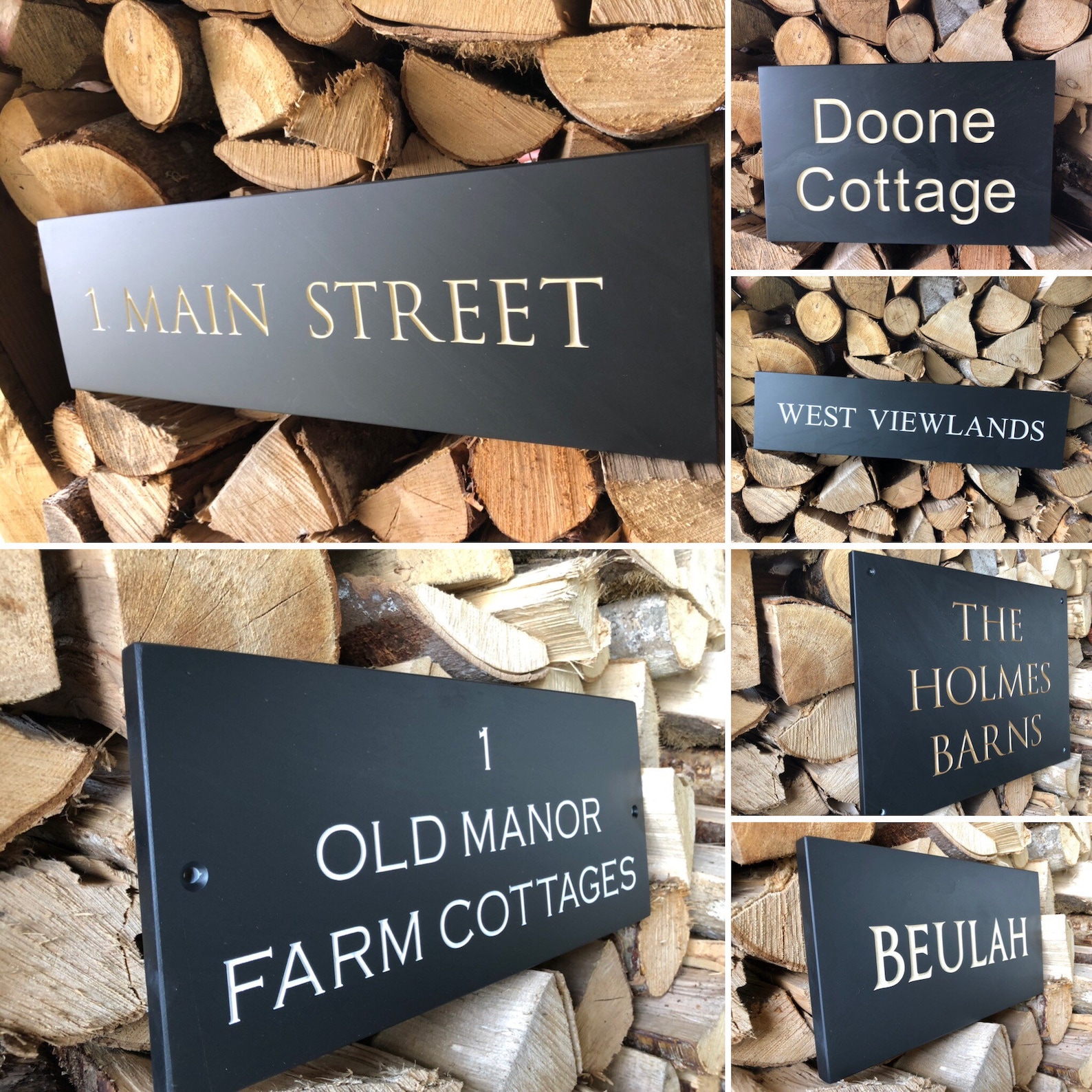 Large Quality Slate House Name and Numbers Sign 20mm Thick and | Etsy