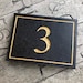 Natural Granite House Signs for Doors , Gates and Fences Available in ...