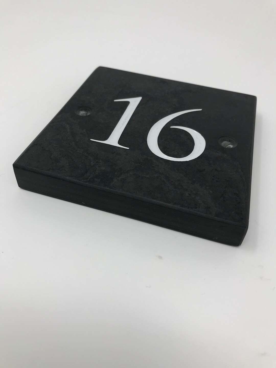 Deep Engraved Natural Slate House Number Sign 100mm X 100mm - Etsy UK