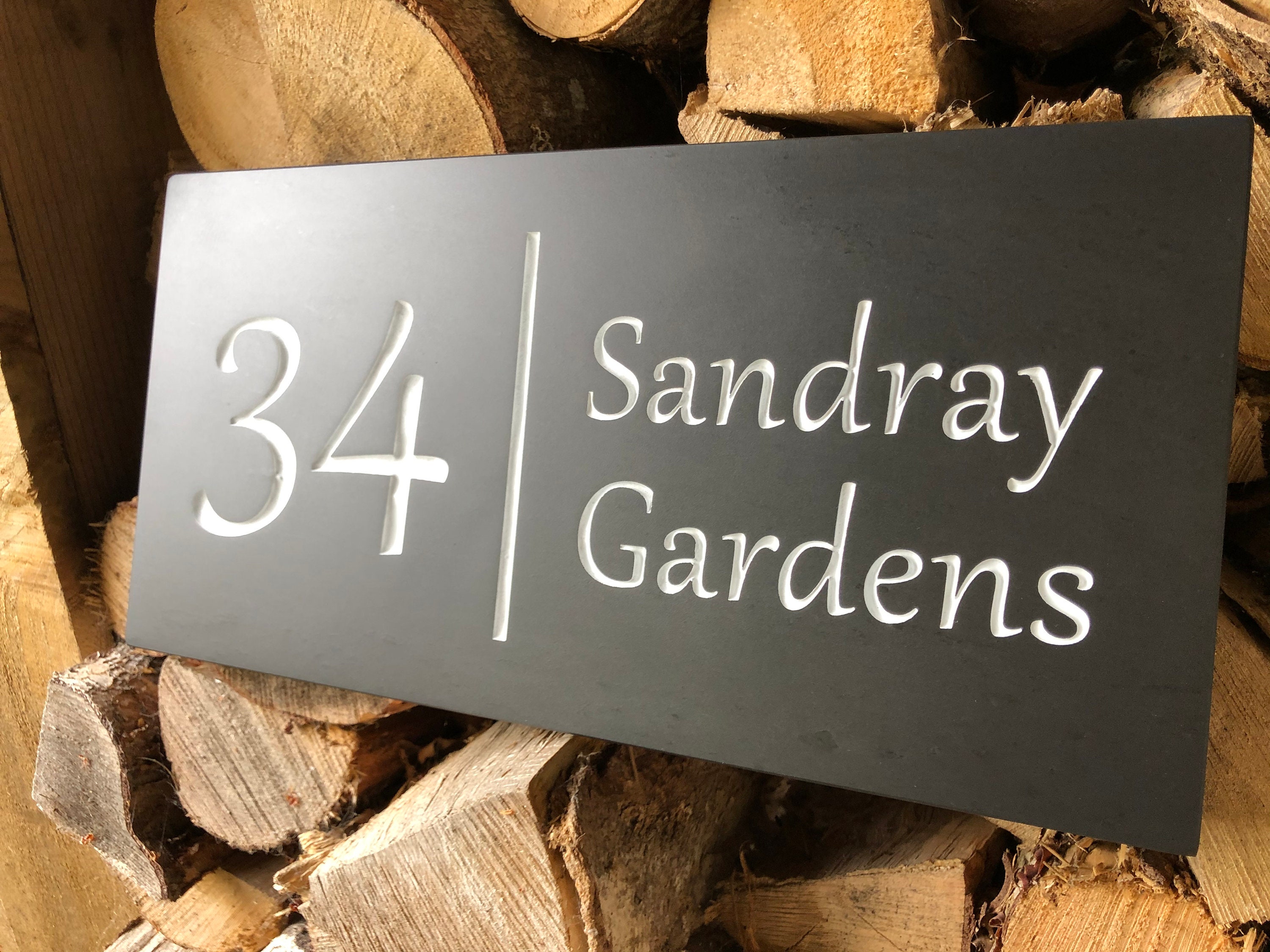 Large Quality Slate House Name and Numbers Sign 20mm Thick and - Etsy UK