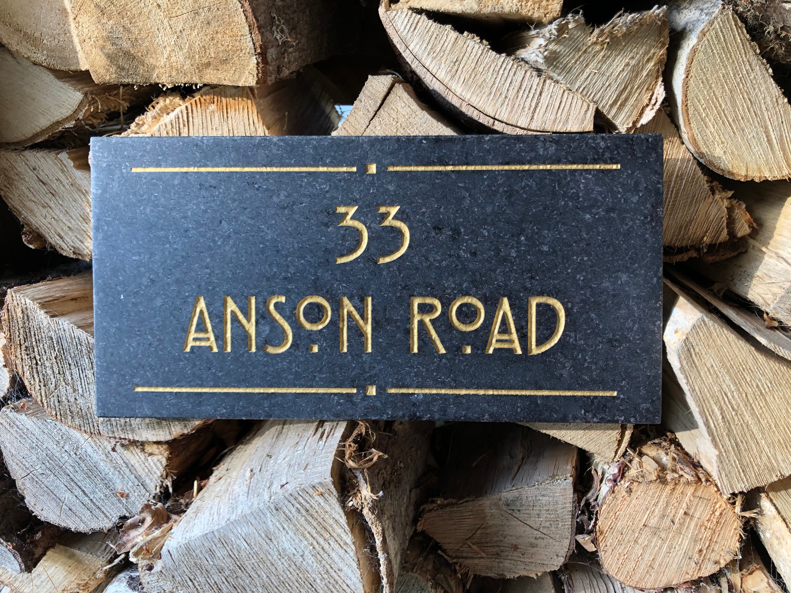 Natural Granite House Signs for Doors Gates and Fences - Etsy UK