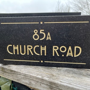 Natural Granite House Signs for Doors , Gates and Fences Available in ...