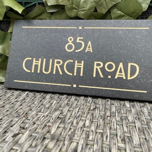 Natural Granite House Signs for Doors Gates and Fences - Etsy