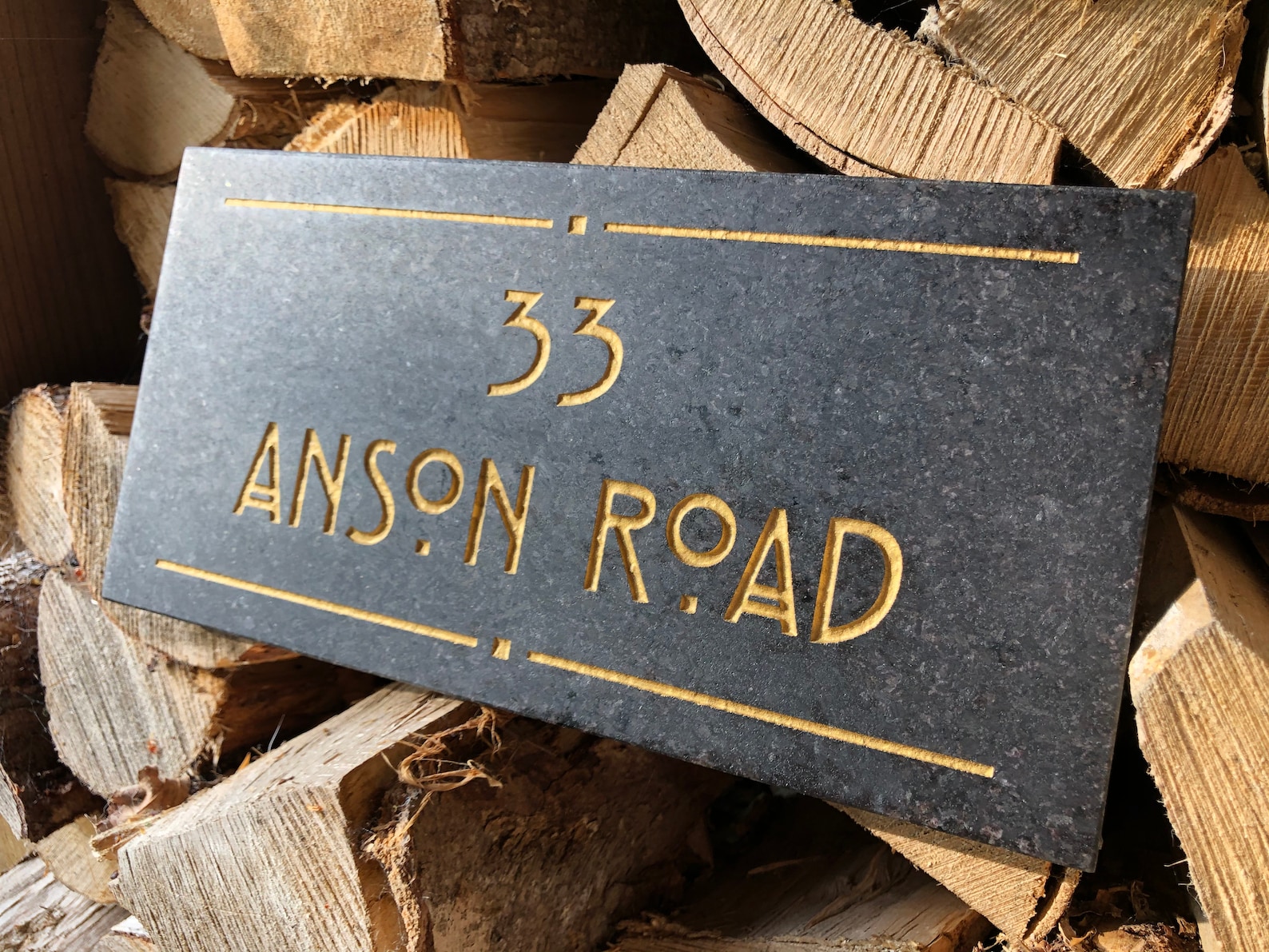 Natural Granite House Signs for Doors Gates and Fences - Etsy