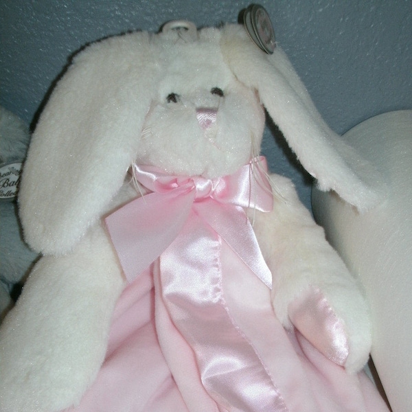 Pink Bunny Security Blanket - Etsy