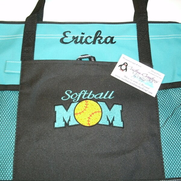 Softball Tote - Etsy