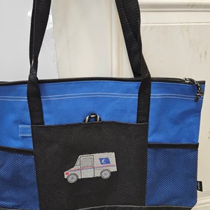 Custom Postal Worker Personalized Tote Bag, Personalized Mail Carrier ...