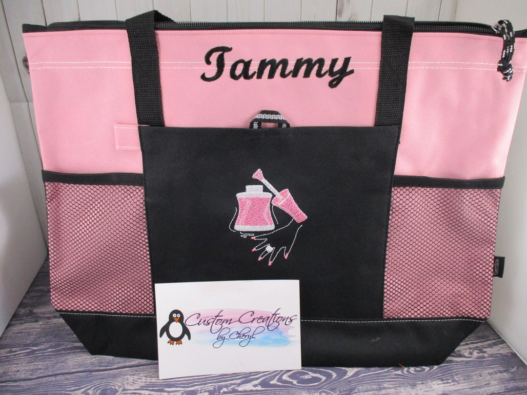 Custom Nail Tech Personalized Tote Bag, Personalized Nail Tech Gift ...