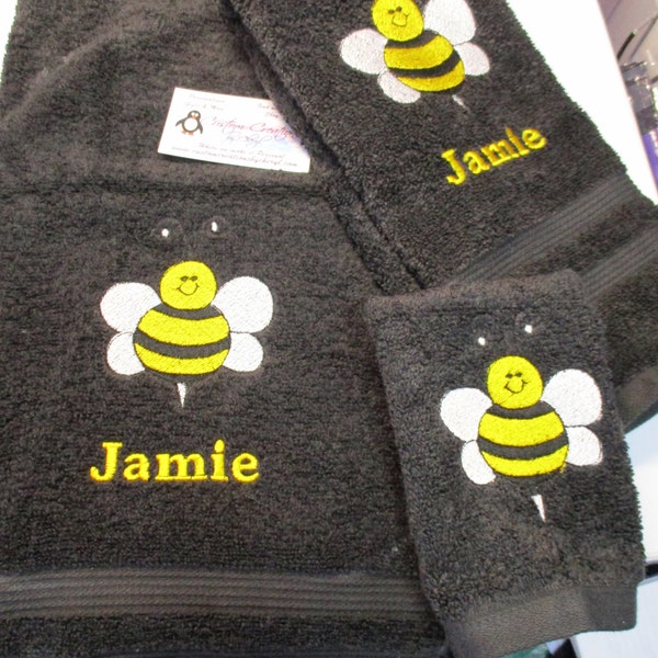 Bumble Bee Washcloth - Etsy