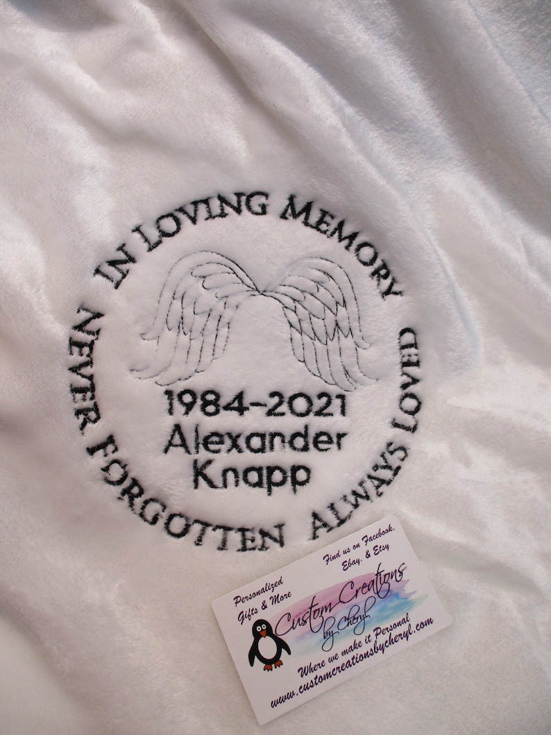 Personalized in Loving Memory Never Forgotten Forever Loved - Etsy