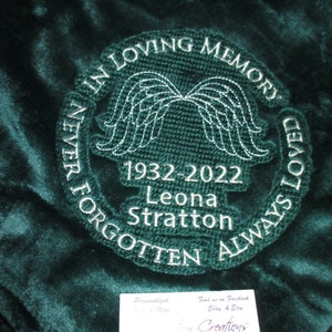 Personalized in Loving Memory Never Forgotten Forever Loved Memorial ...