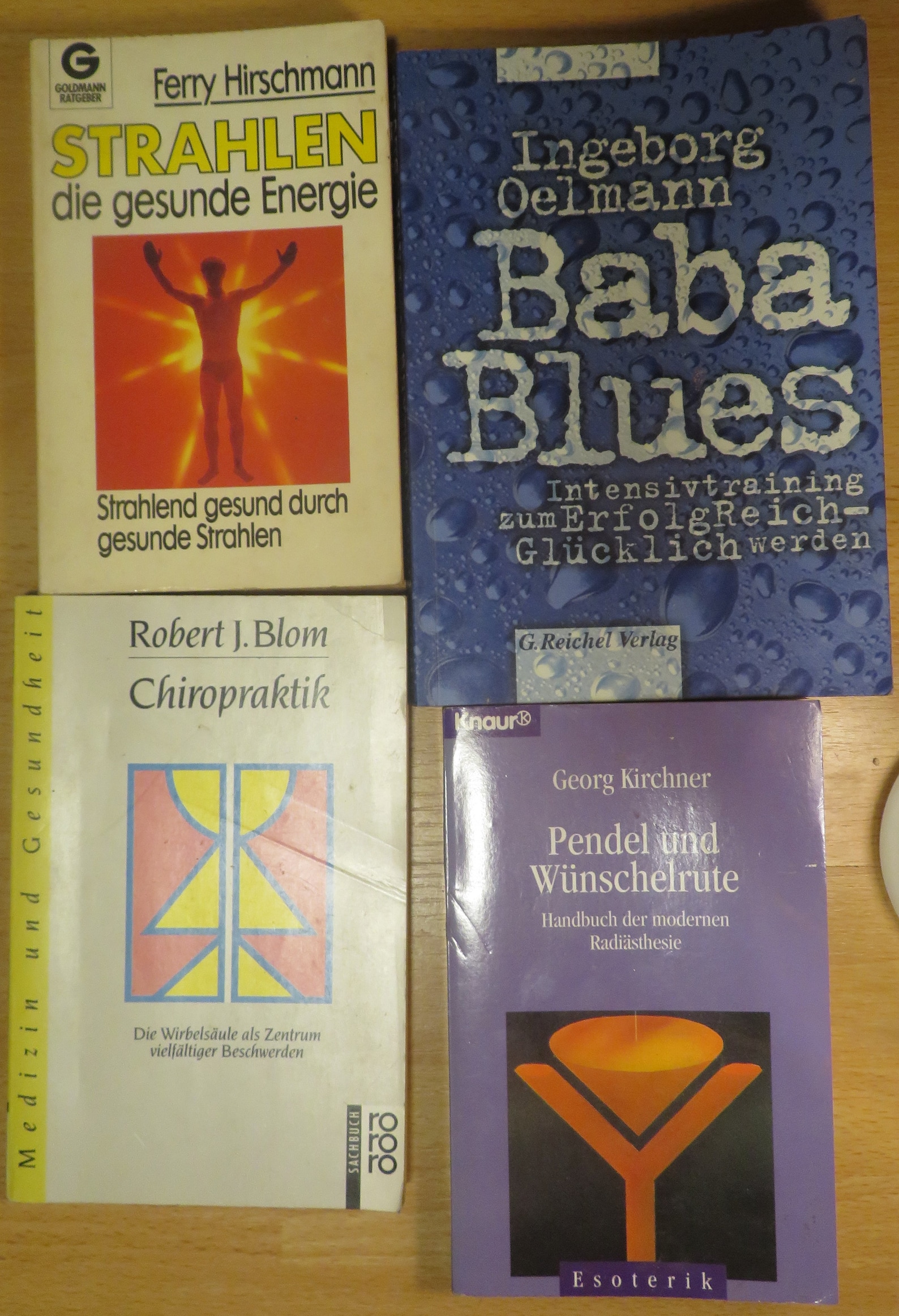 Set 4 X Used Esoteric Books Vintage Healing Knowledge Paperback ...