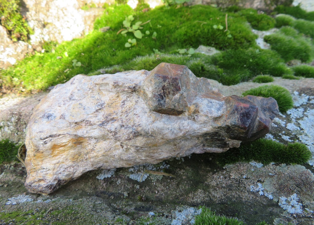 Red Garnet Crystals in Matrix Cluster 11,7cm X 5,3cm X 4cm Ca. 275 ...