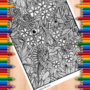 African Big Five Coloring Pages