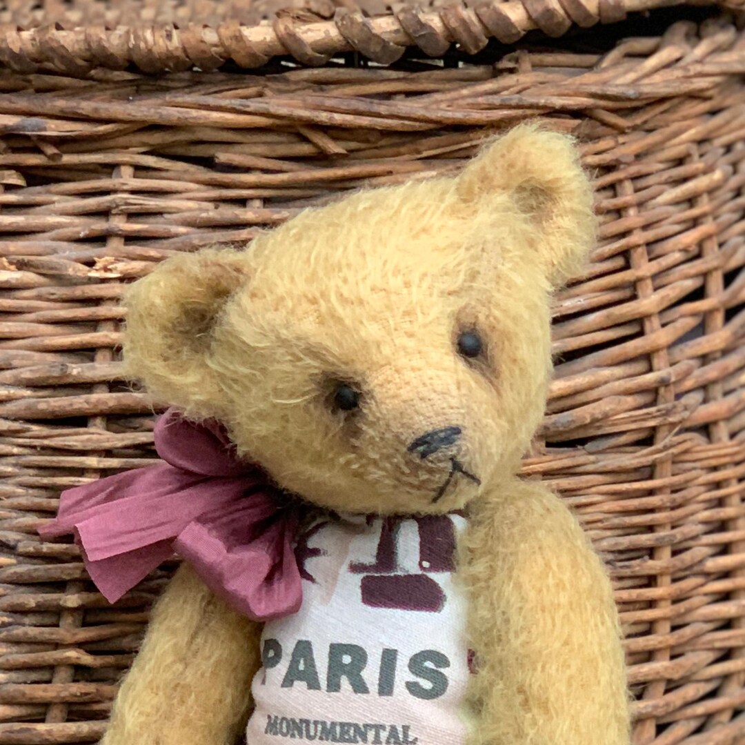 Mohair Teddy Bear Paris 28 Cm 11.02in. Artist Hand Made Ooak Beige ...