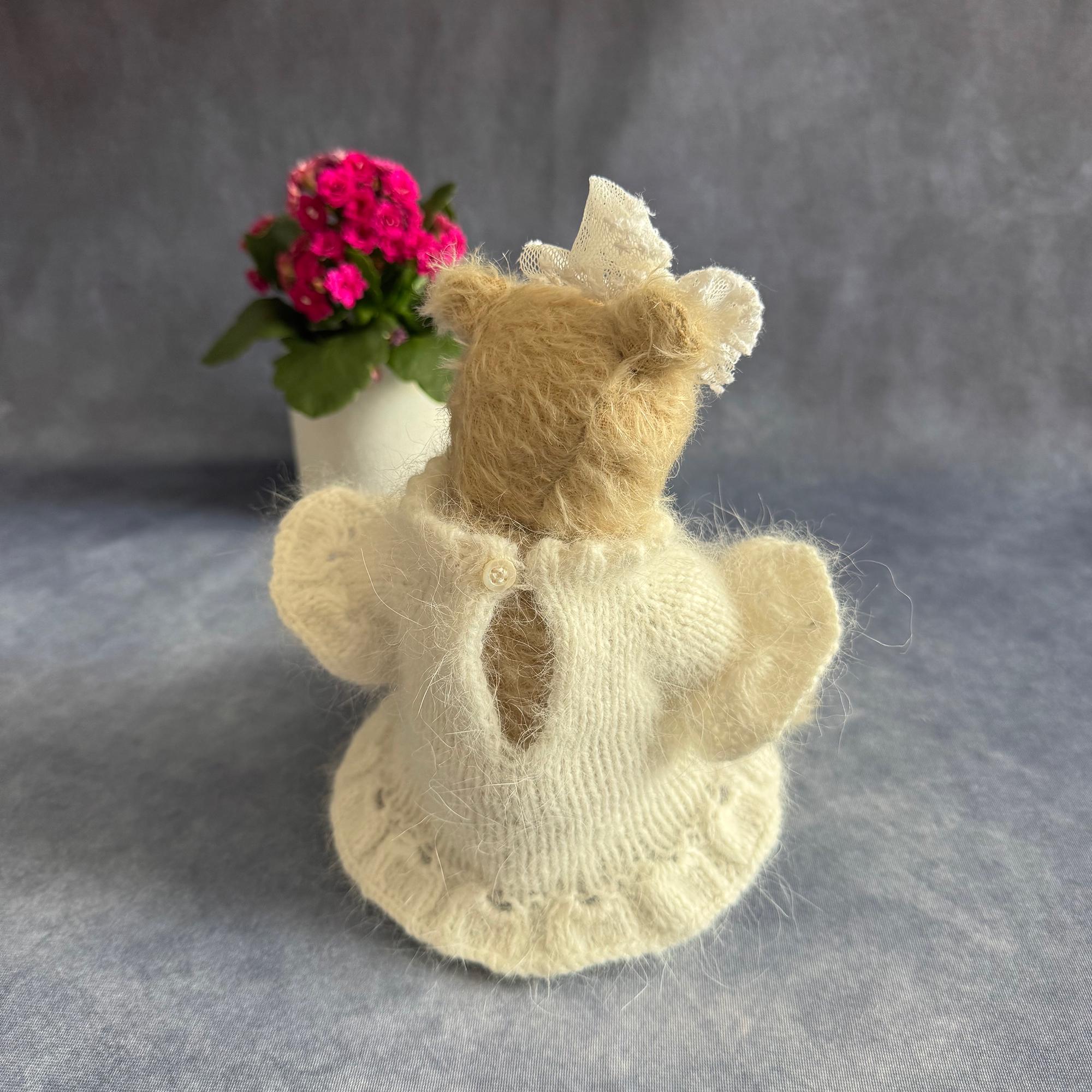LITTLE Anna Ballerina Mohair Teddy Bear OOAK Vintage Look 23cm (9.06in ...