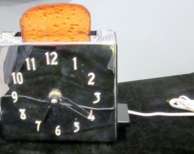 TOASTER CLOCK, Really Works, - Etsy