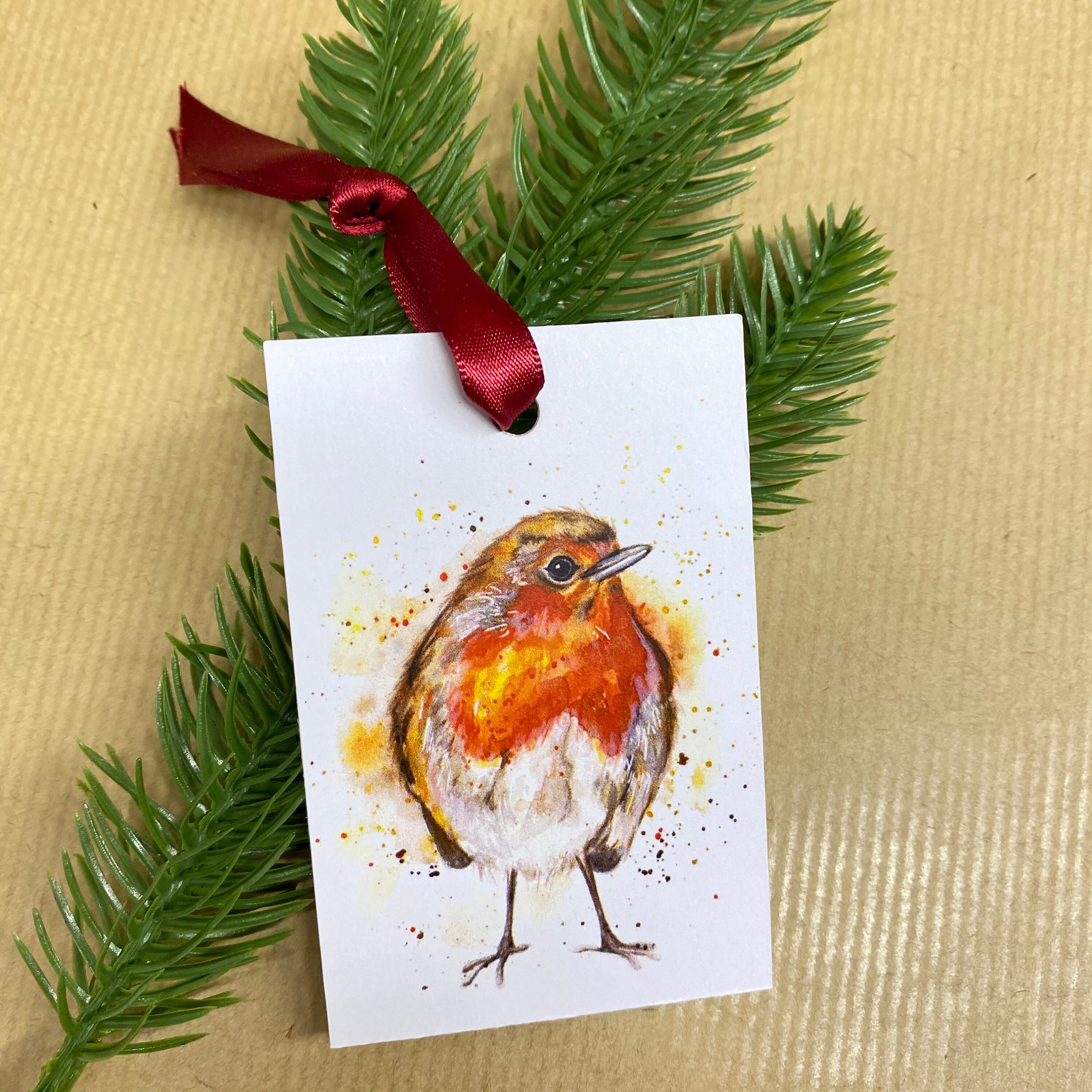 Robin Gift Tags - Etsy UK