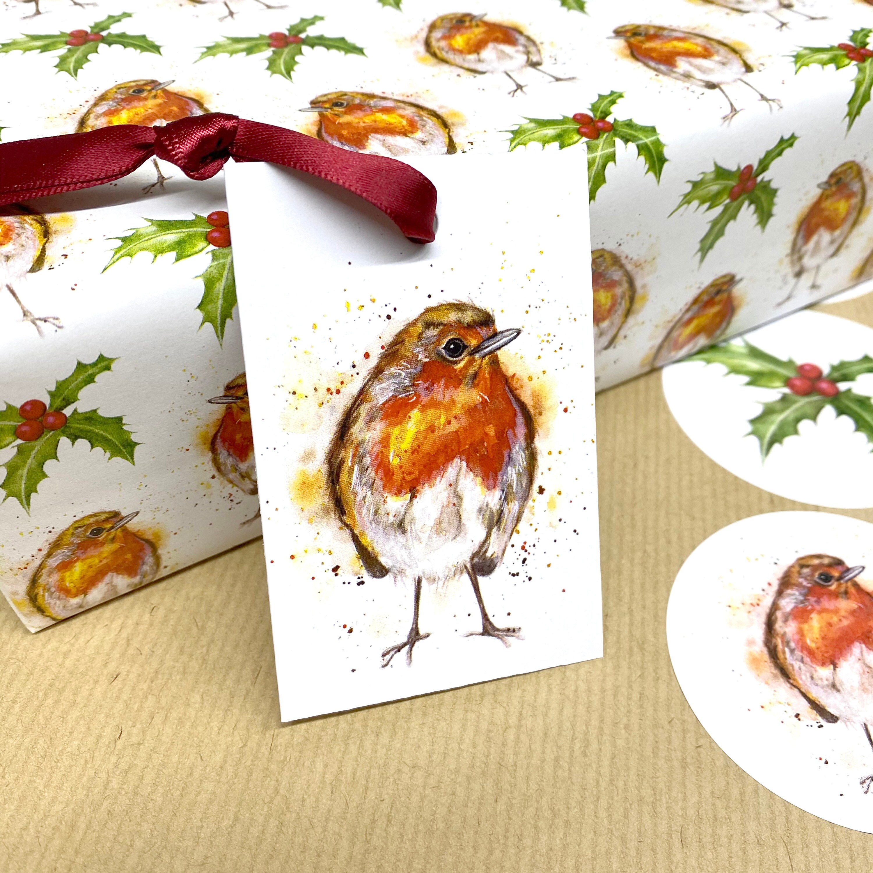 Hanging Ceramic Robin ornament | Etsy