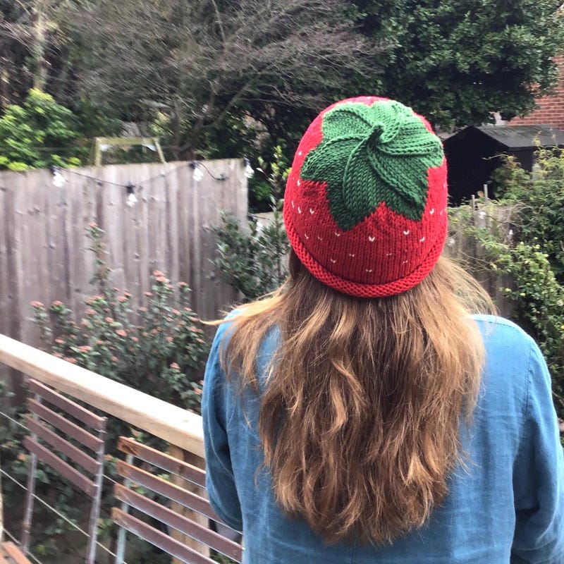 Strawberry Hat - Etsy