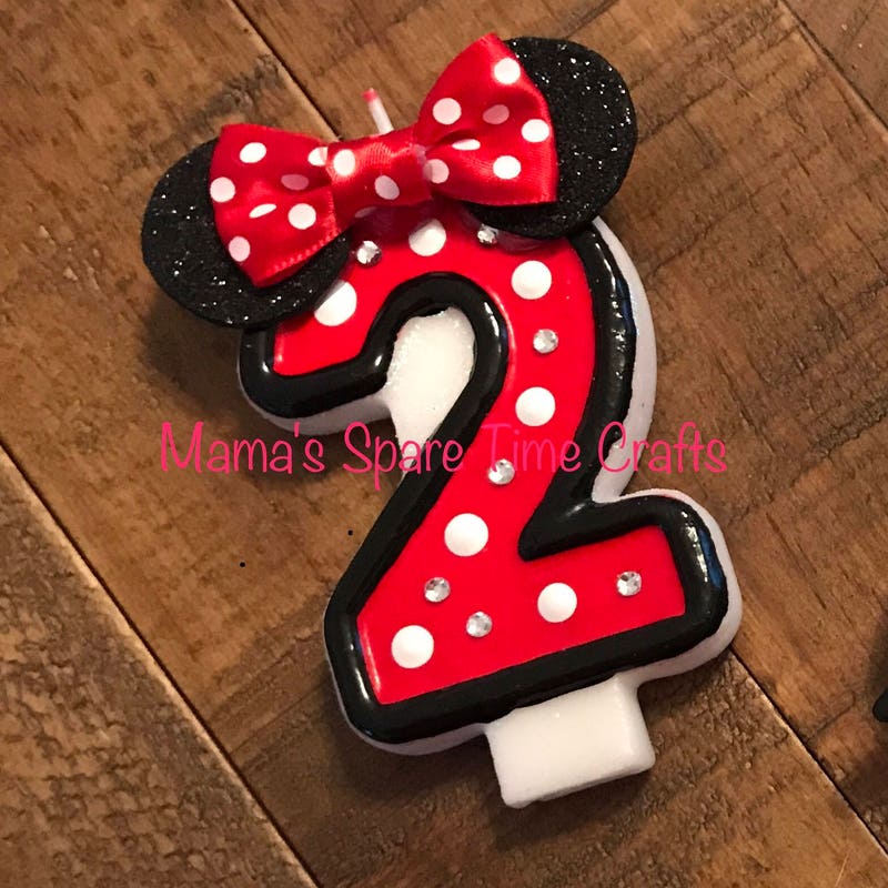 Minnie Mouse Candle - Etsy