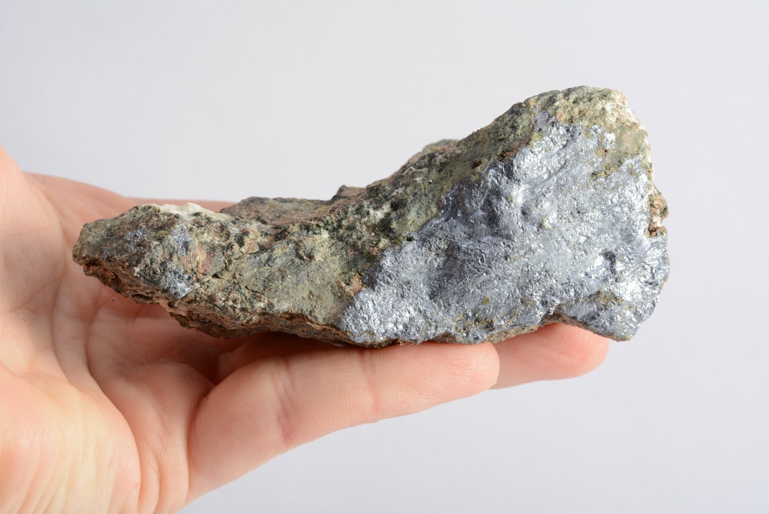 Scottish MOLYBDENITE EPIDOTE Garnet Scarn Minerals Crystals Specimen ...