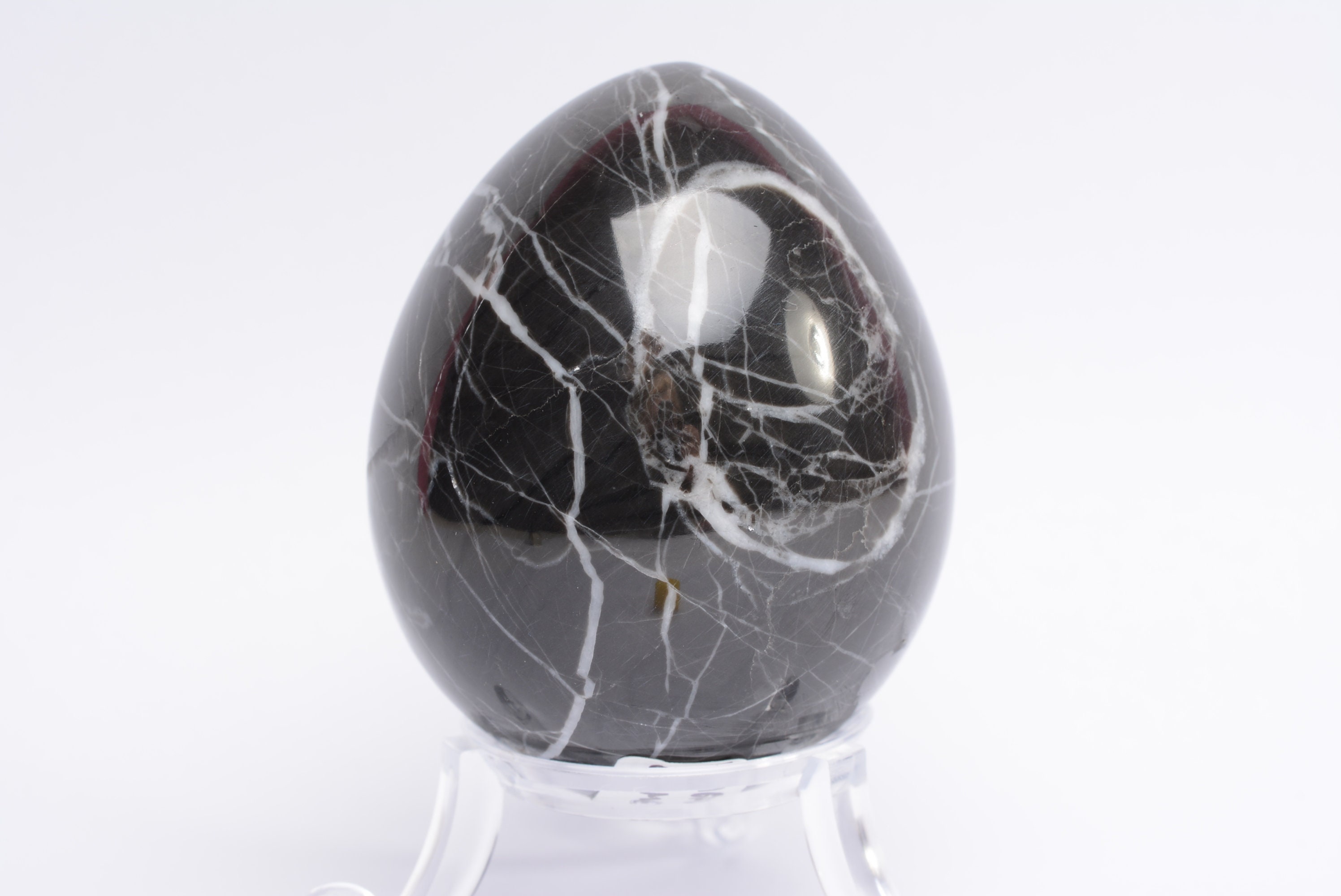 Rocks & Geodes Rare SCOTTISH IONA MARBLE Egg Yoni Carving Fluorescent ...