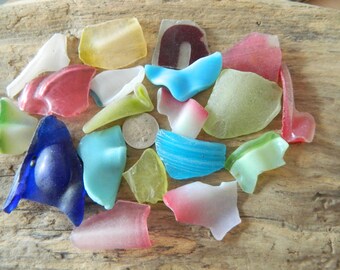 Sea glass pieces | Etsy