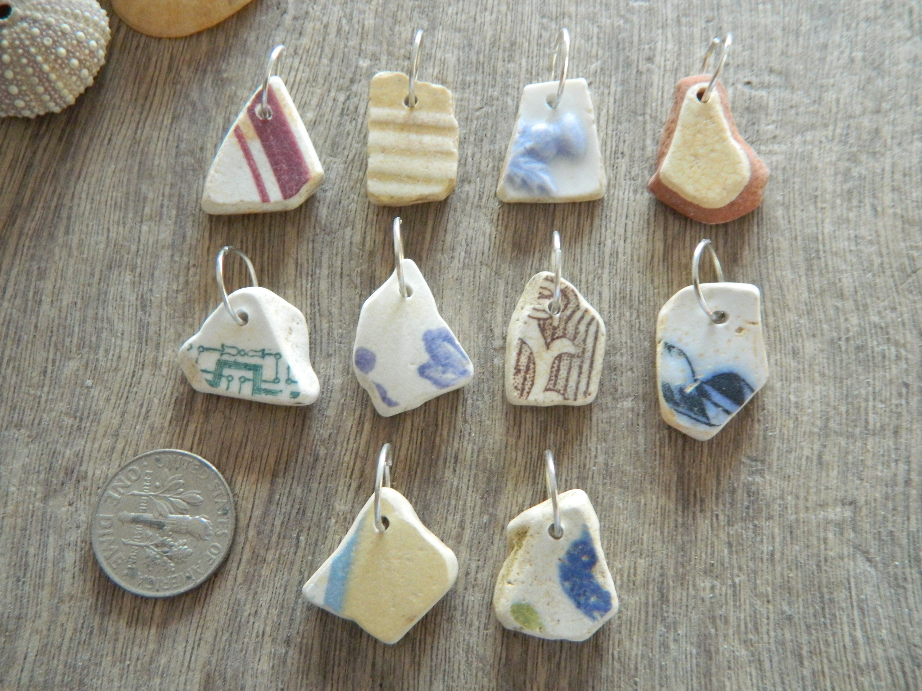 10 Top Drilled Pottery Shard Pendant Pieces for Jewellery - Etsy