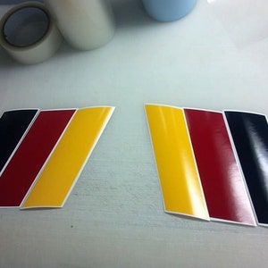 German Flag Sideskirt Decal Kit Fits Any German Car Vdub Accent ...