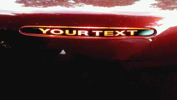 3rd brake light over lay decal Shaped as your light. Hit the | Etsy
