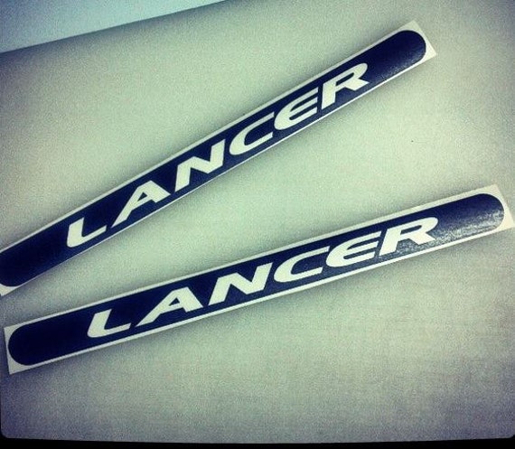 Mitsubishi Lancer Logo Decal