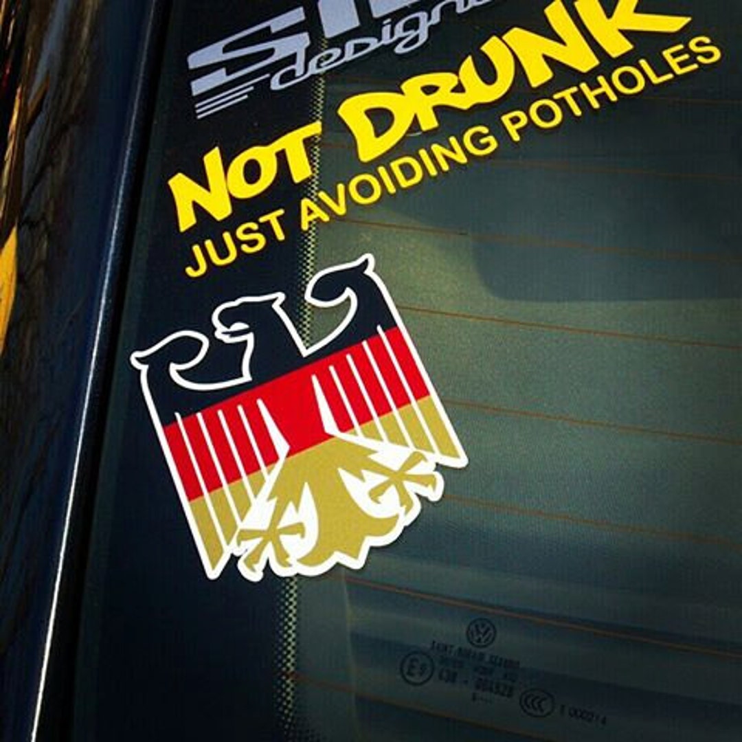 German Eagle Flag Decal Sticker Fits Any Vdub Germany Flag Decal Fits ...