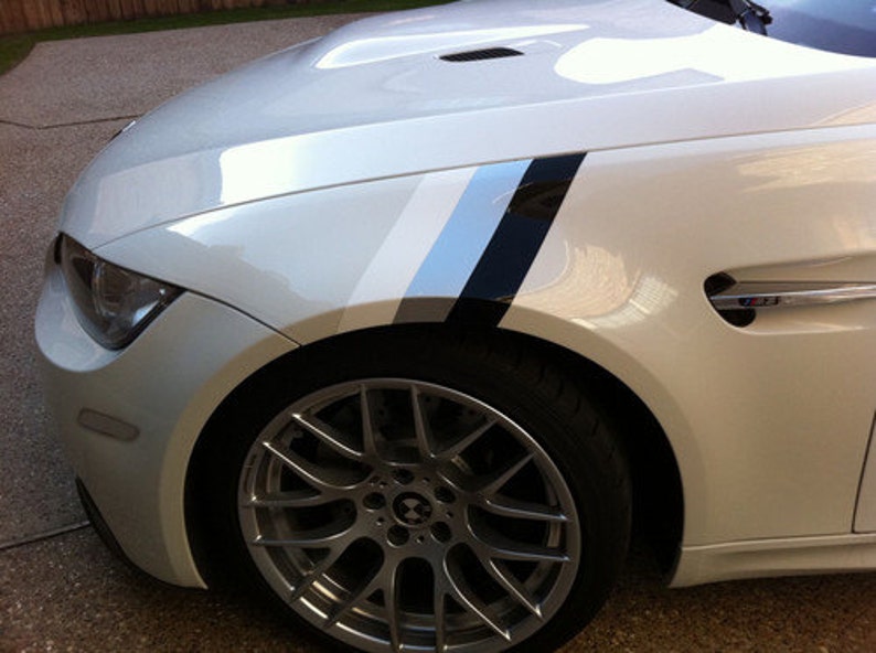 Tri Color Decals Fenders Stripes Fits Any German Made Car - Etsy