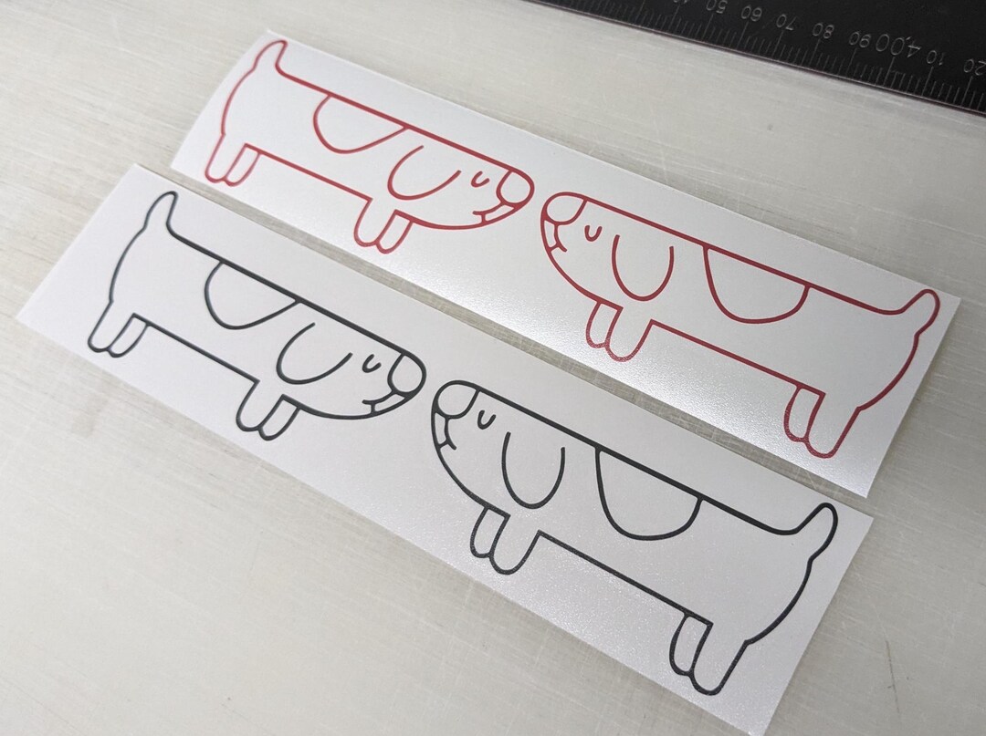 Long Dog Decal Hidden Easter Egg - Etsy