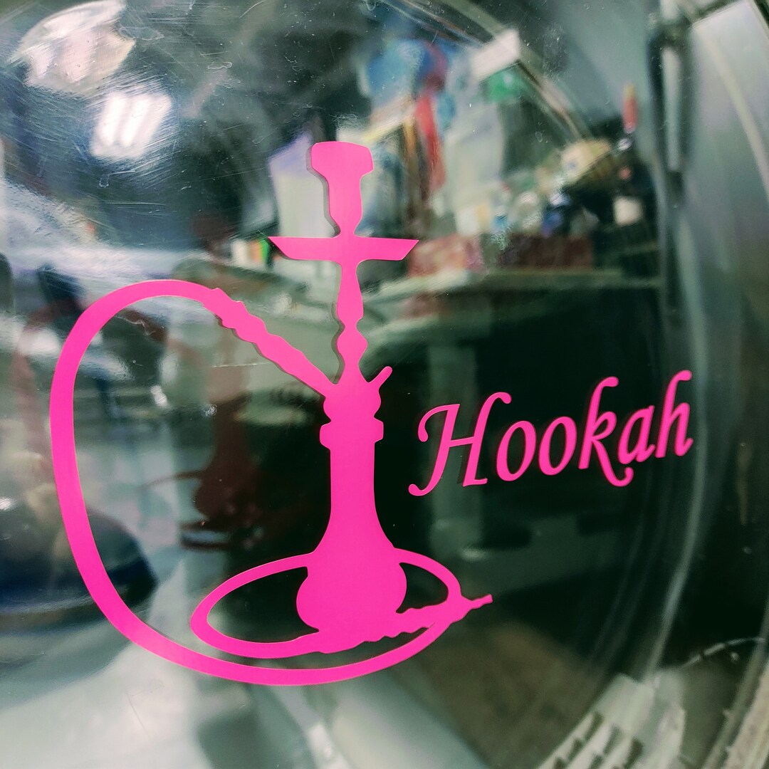 Hookah Vinyl Decal. Hot Pink Choose Size. - Etsy