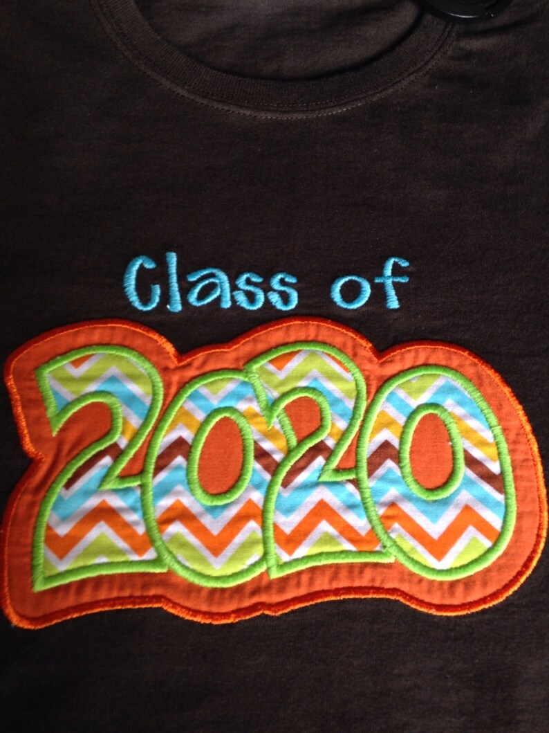 Graduation Year, "class of --" Shirt - Etsy