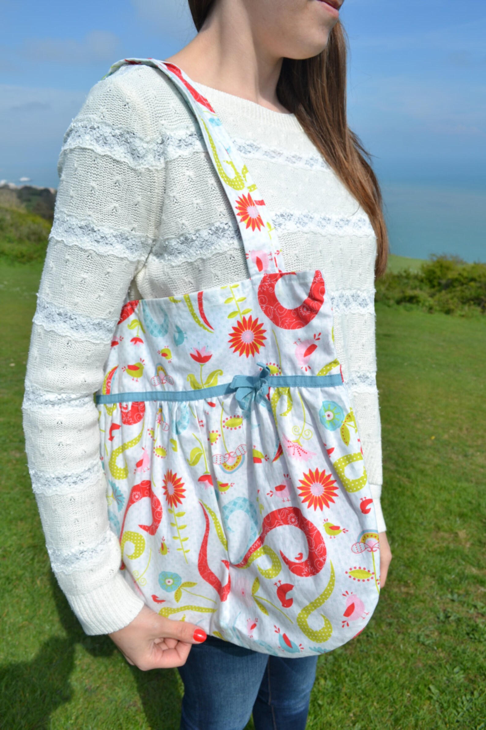 Gathered Bag SEWING PATTERN - Etsy