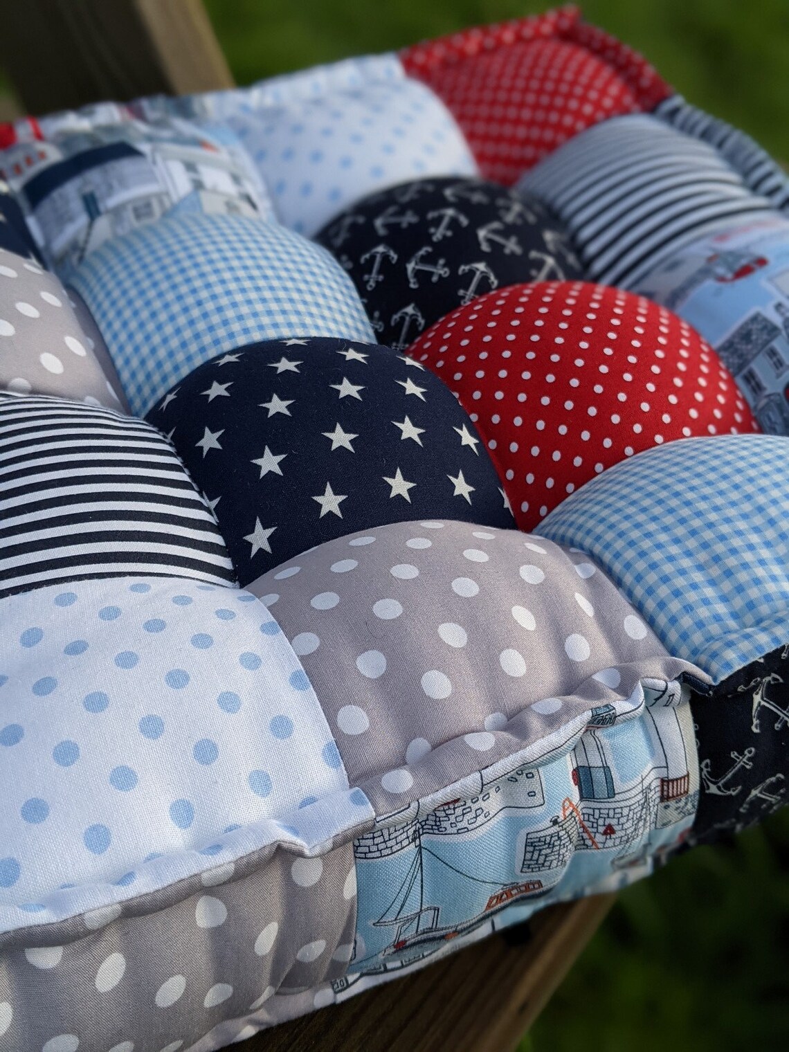 Square Patchwork Quilted Cushion SEWING PATTERN - Etsy UK